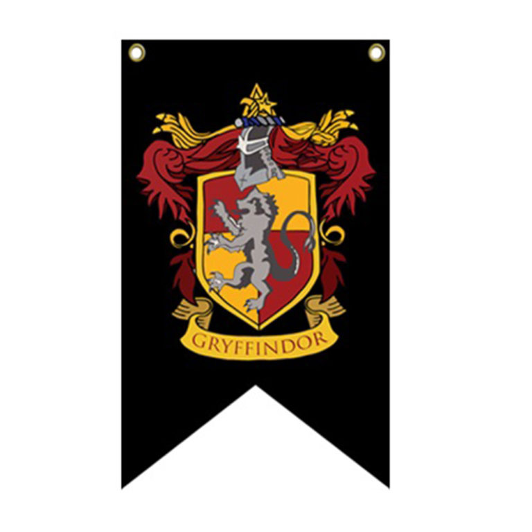 Harry Potter Gryffindor House Banner Flag – Otakucollect